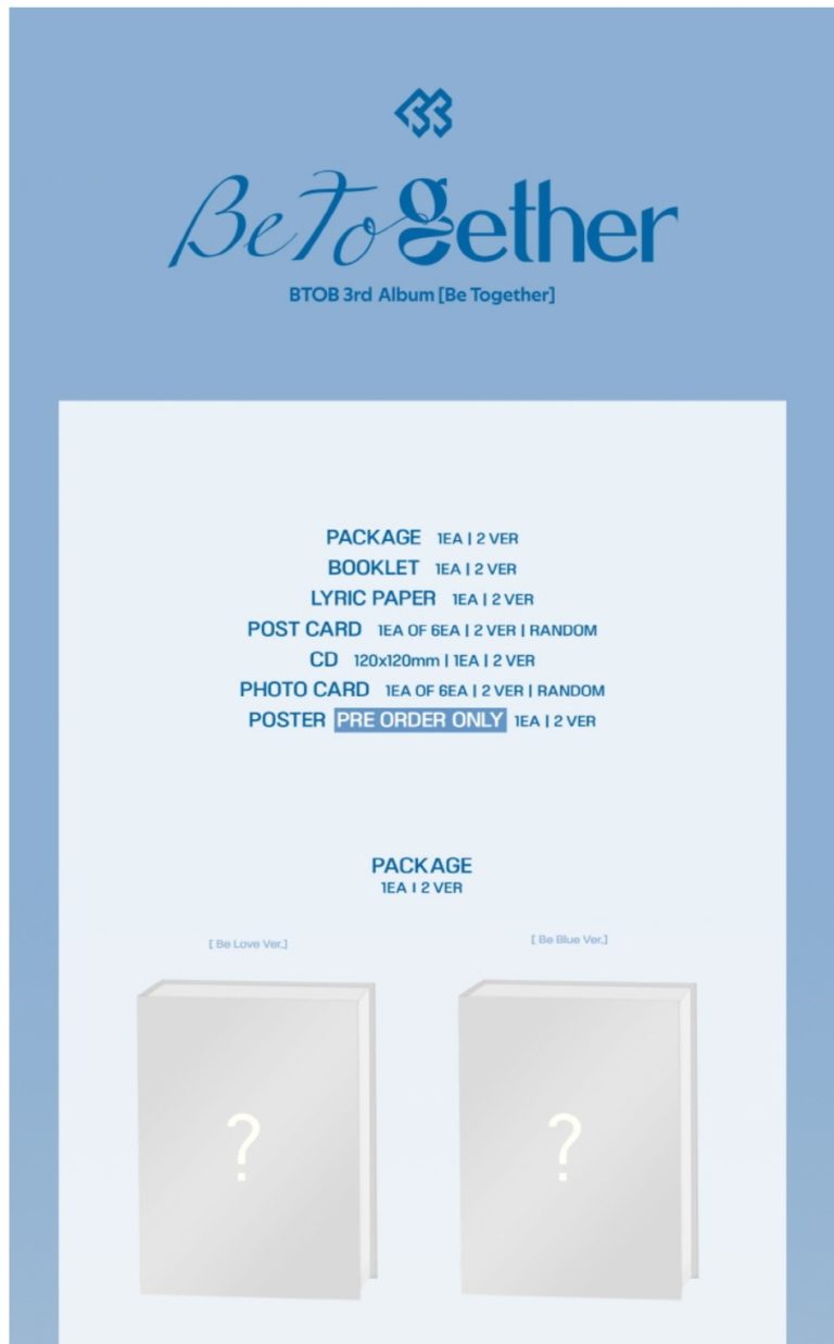 BTOB - VOL.3 [BE TOGETHER] - Little Star Gifts